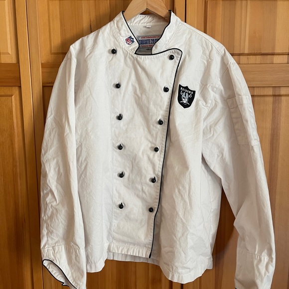 NFL | Jackets & Coats | Official Nfl Raiders Chef Jacket | Poshmark